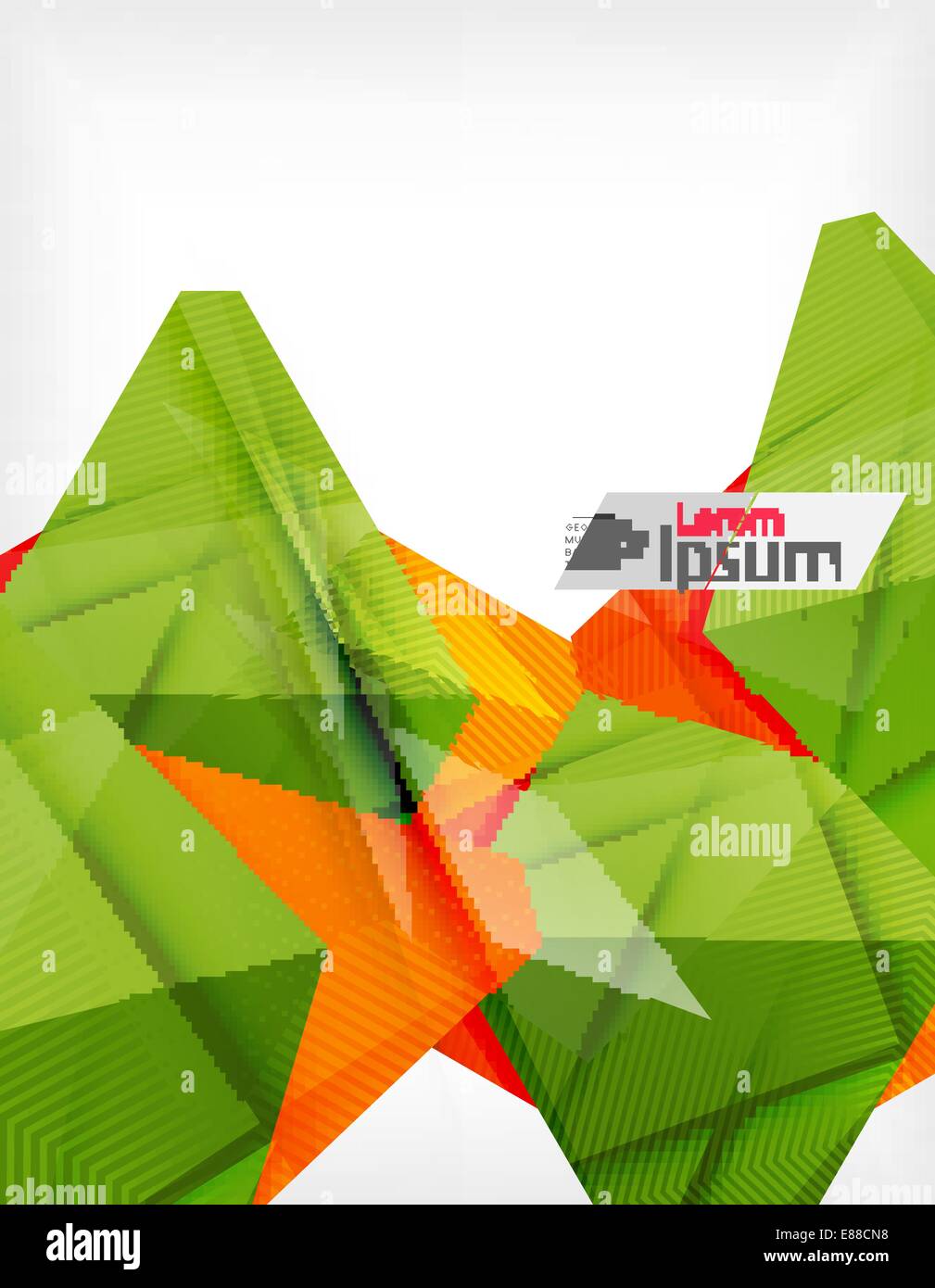 Corporate abstract business template. For brochure, presentation, web ...