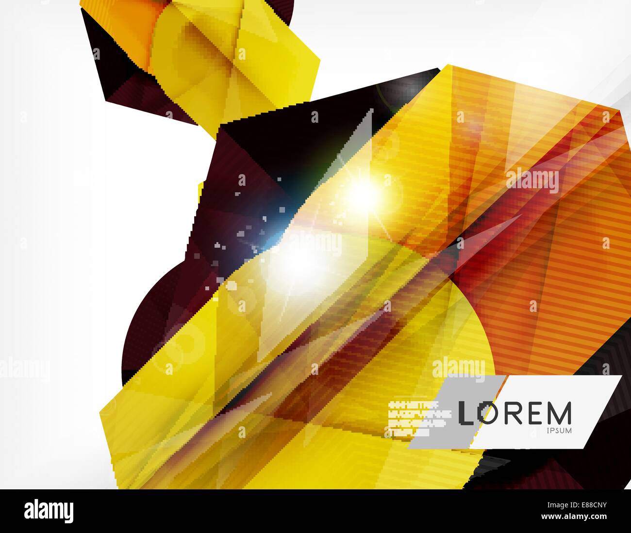 Corporate abstract business template. For brochure, presentation, web ...