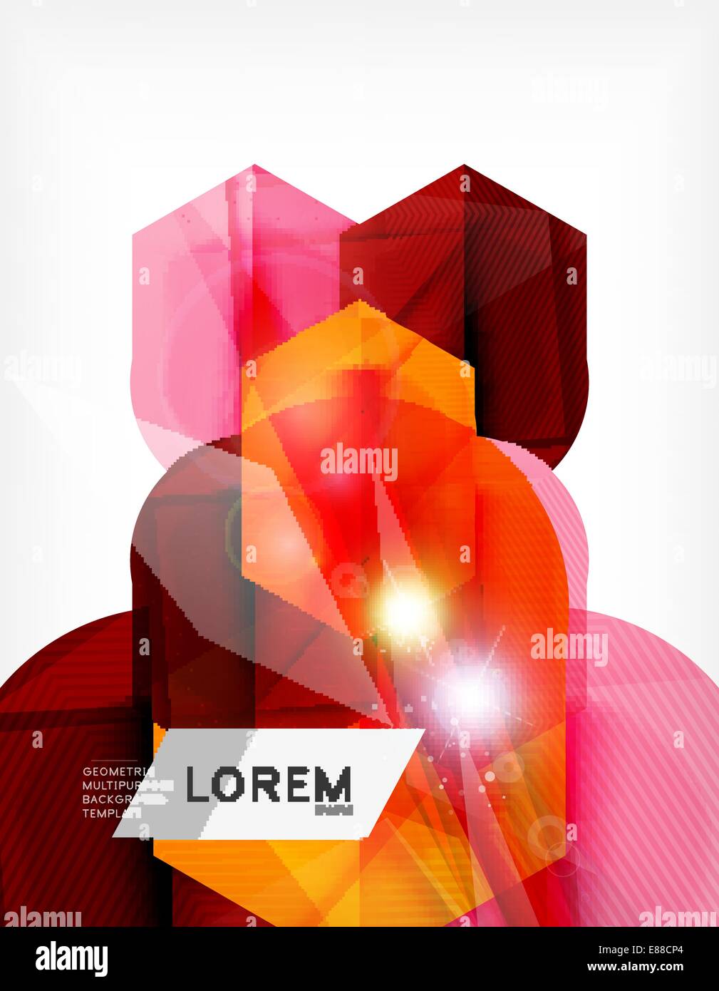 Corporate abstract business template. For brochure, presentation, web ...