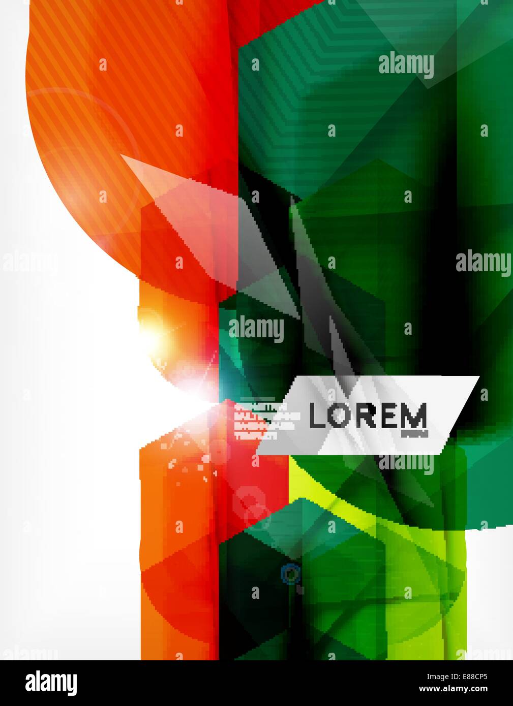 Corporate abstract business template. For brochure, presentation, web ...