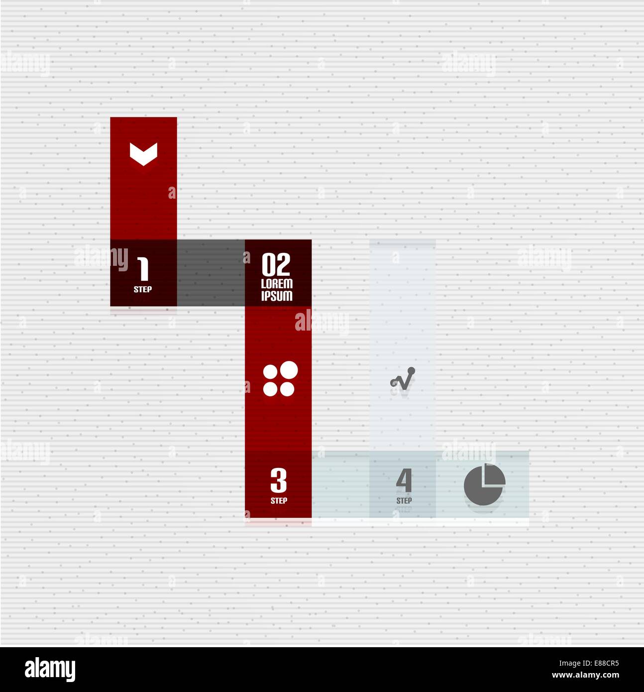 Business lines design for infographics | business background | numbered ...