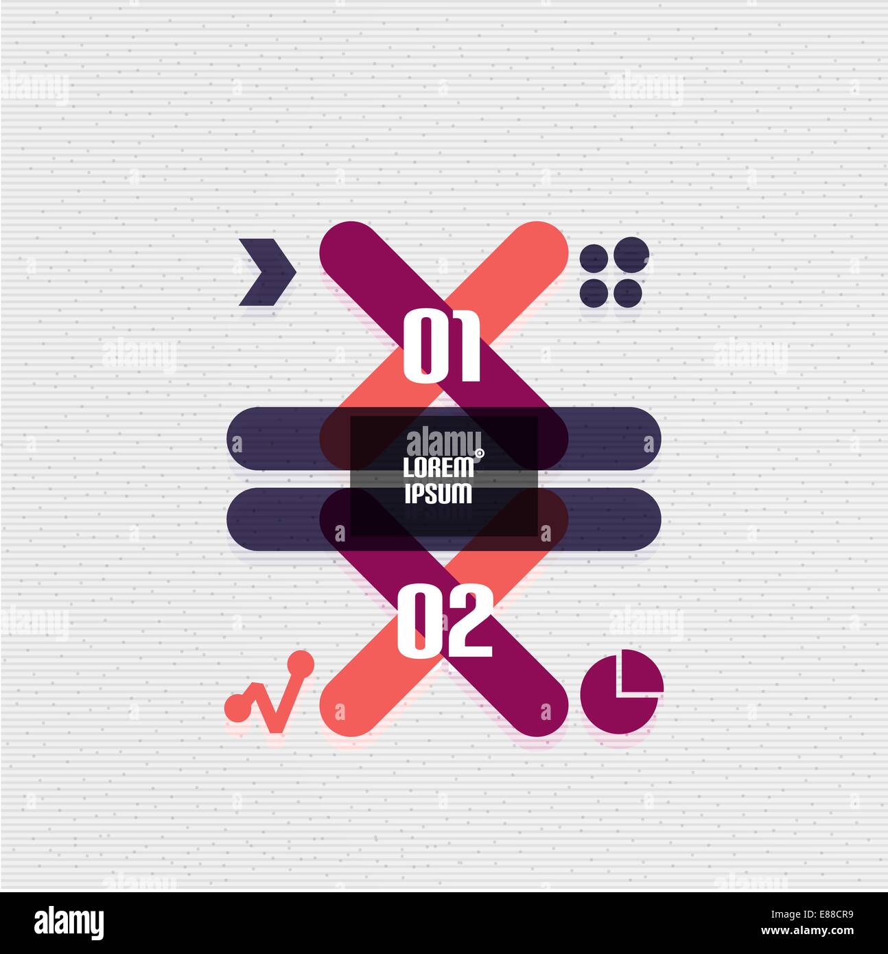 Business lines design for infographics | business background | numbered ...