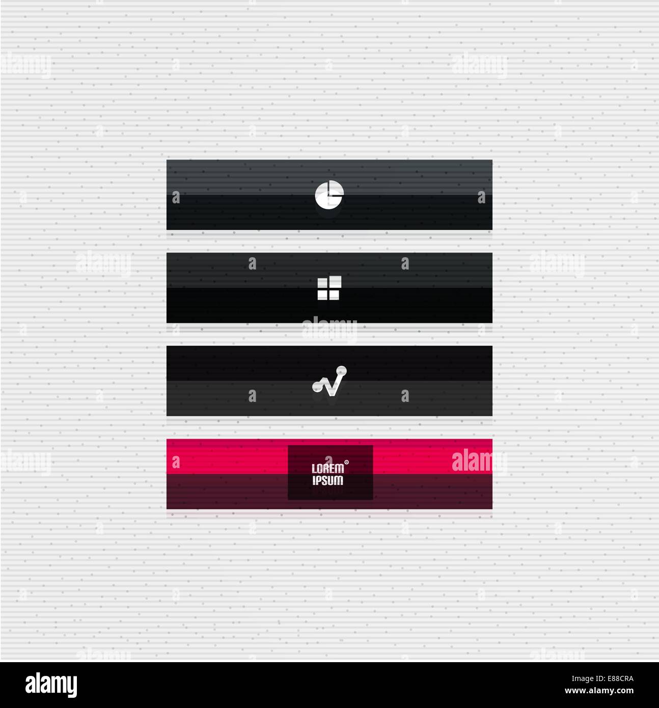 Business lines design for infographics | business background | numbered ...