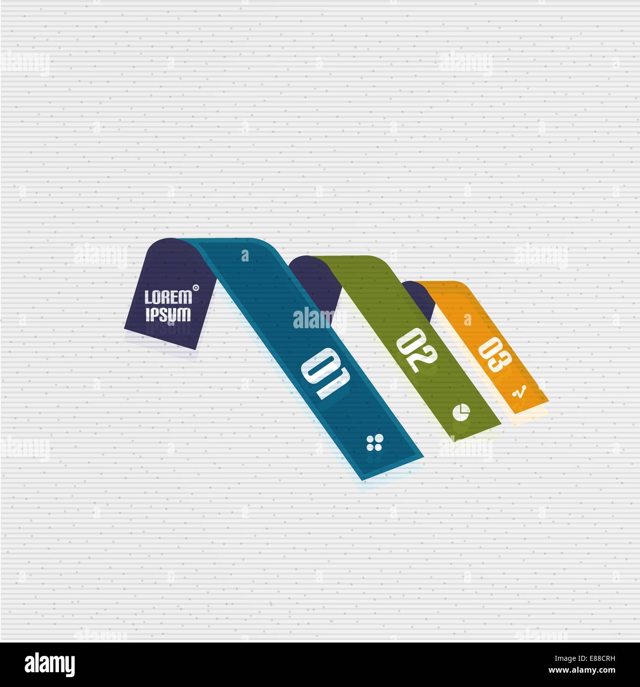 Business lines design for infographics | business background | numbered ...