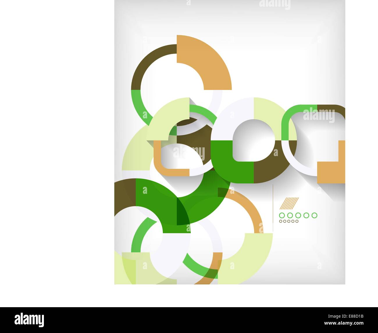 Rings geometric shapes abstract background Stock Vector Image & Art - Alamy