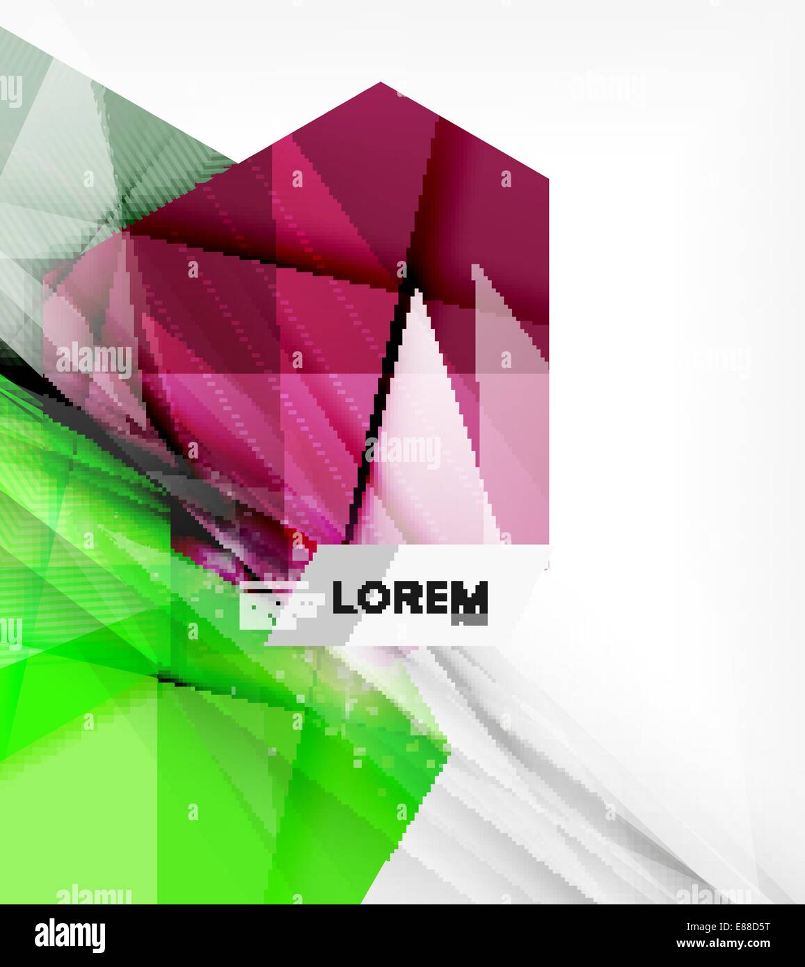 Corporate abstract business template. For brochure, presentation, web ...