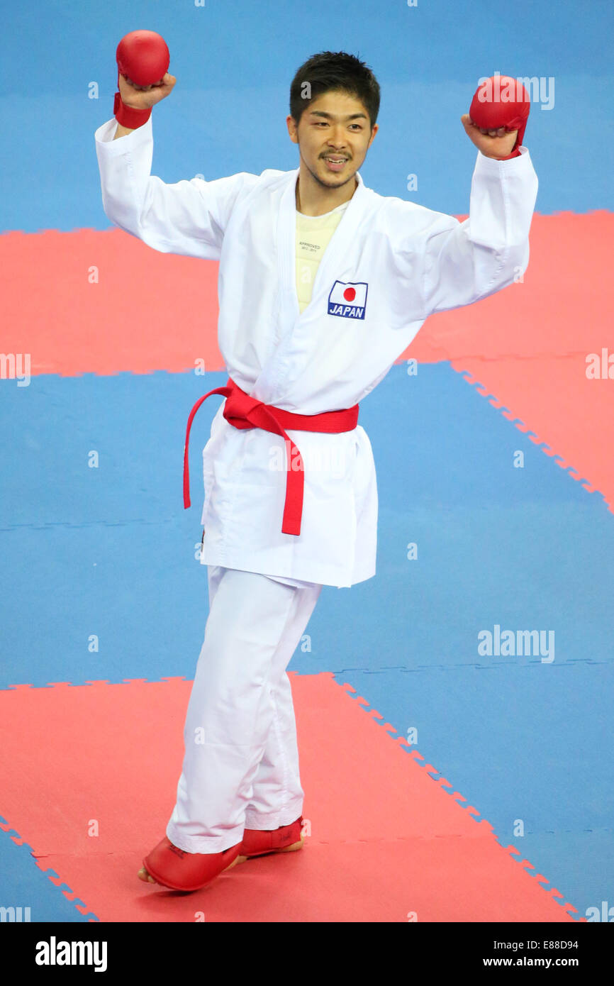 Incheon, South Korea. 2nd Oct, 2014. Hiroto Shinohara (JPN) Karate ...