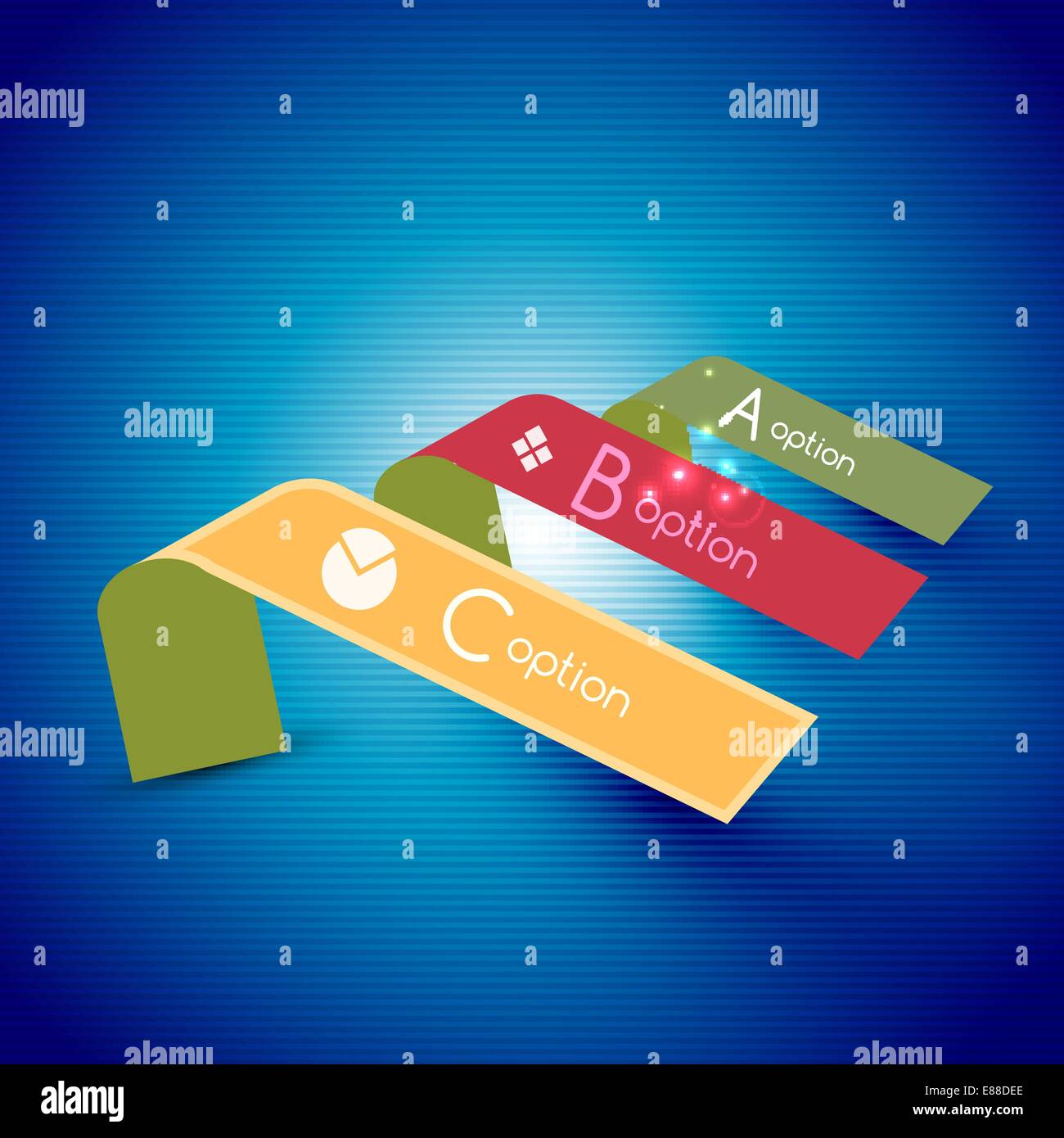 Color bright glossy lines - banner templates for business background ...