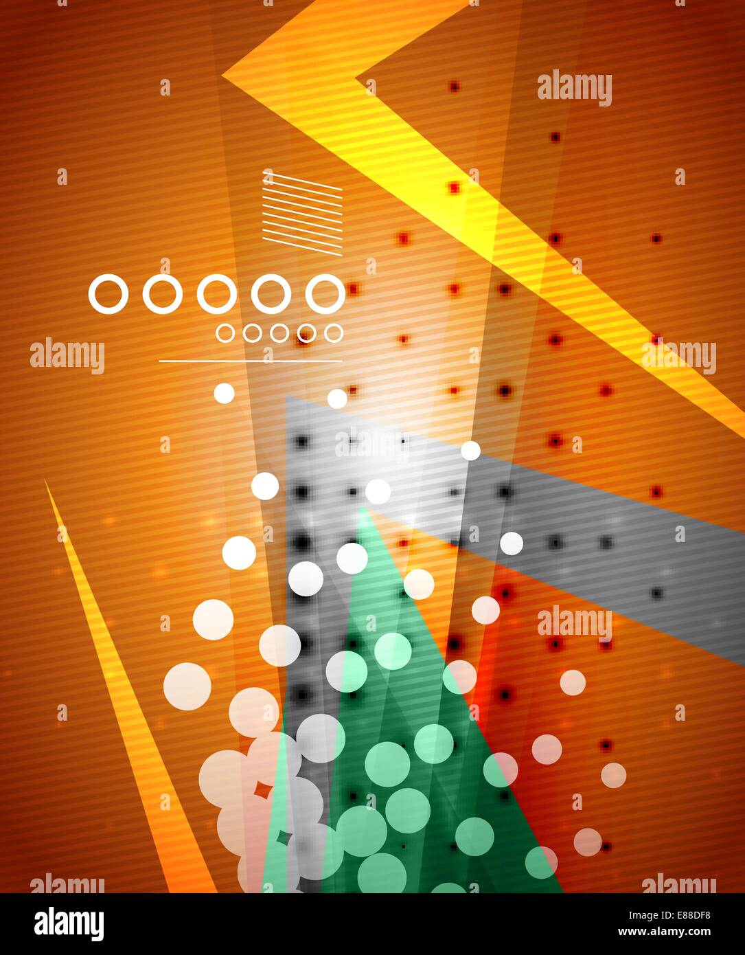Vector dotted modern techno abstraction | business | technology modern ...