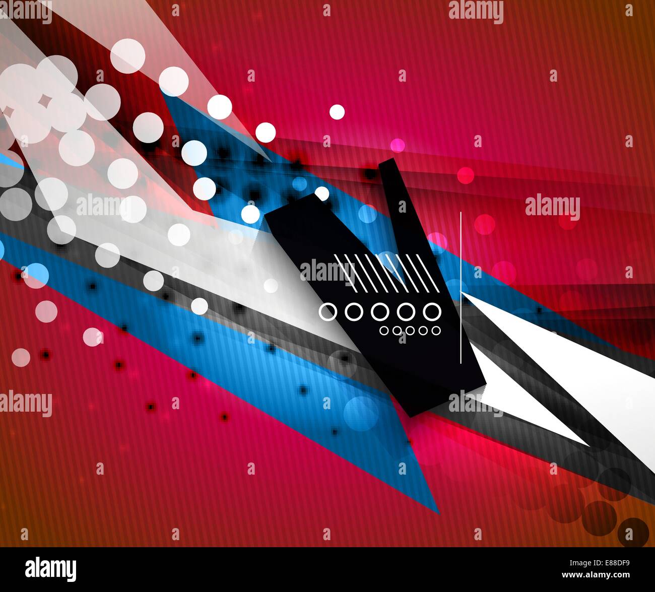 Vector dotted modern techno abstraction | business | technology modern ...