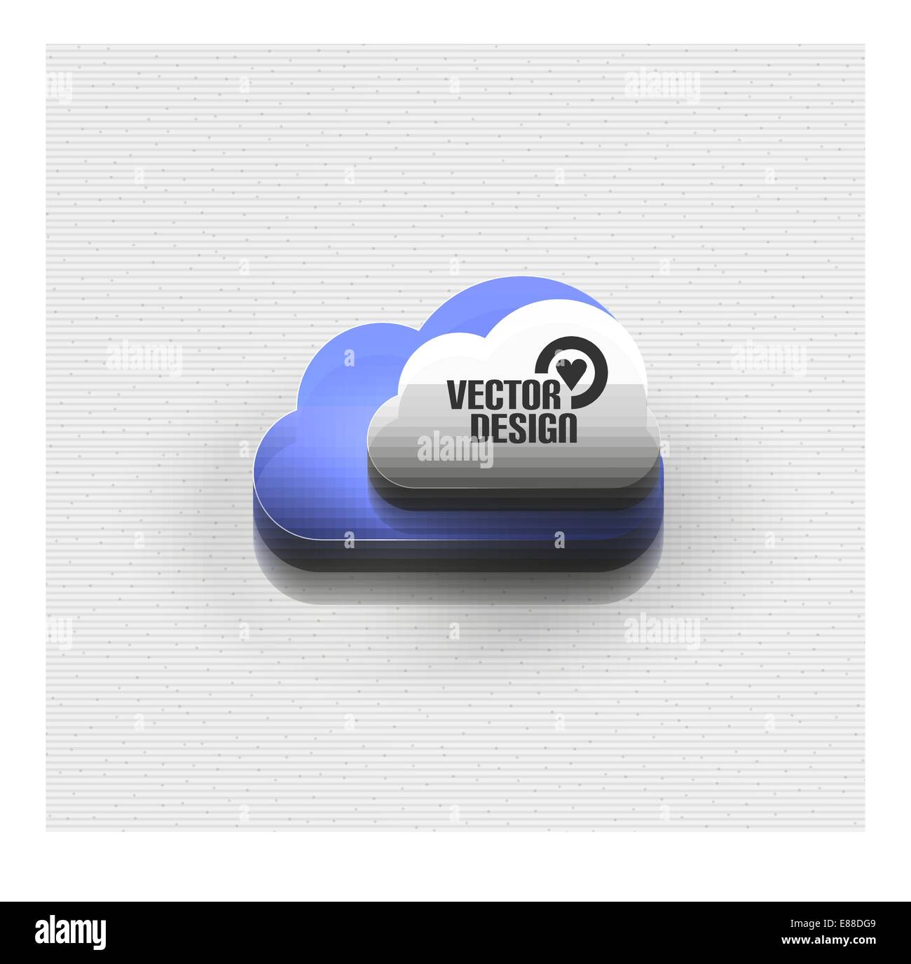 3d vector cloud computing concept icon Stock Vector Image & Art - Alamy