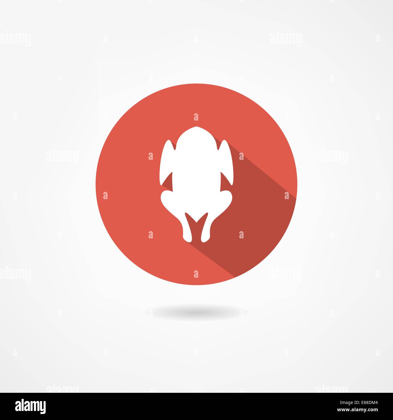 Fried chicken and fries plate Stock Vector Images - Alamy