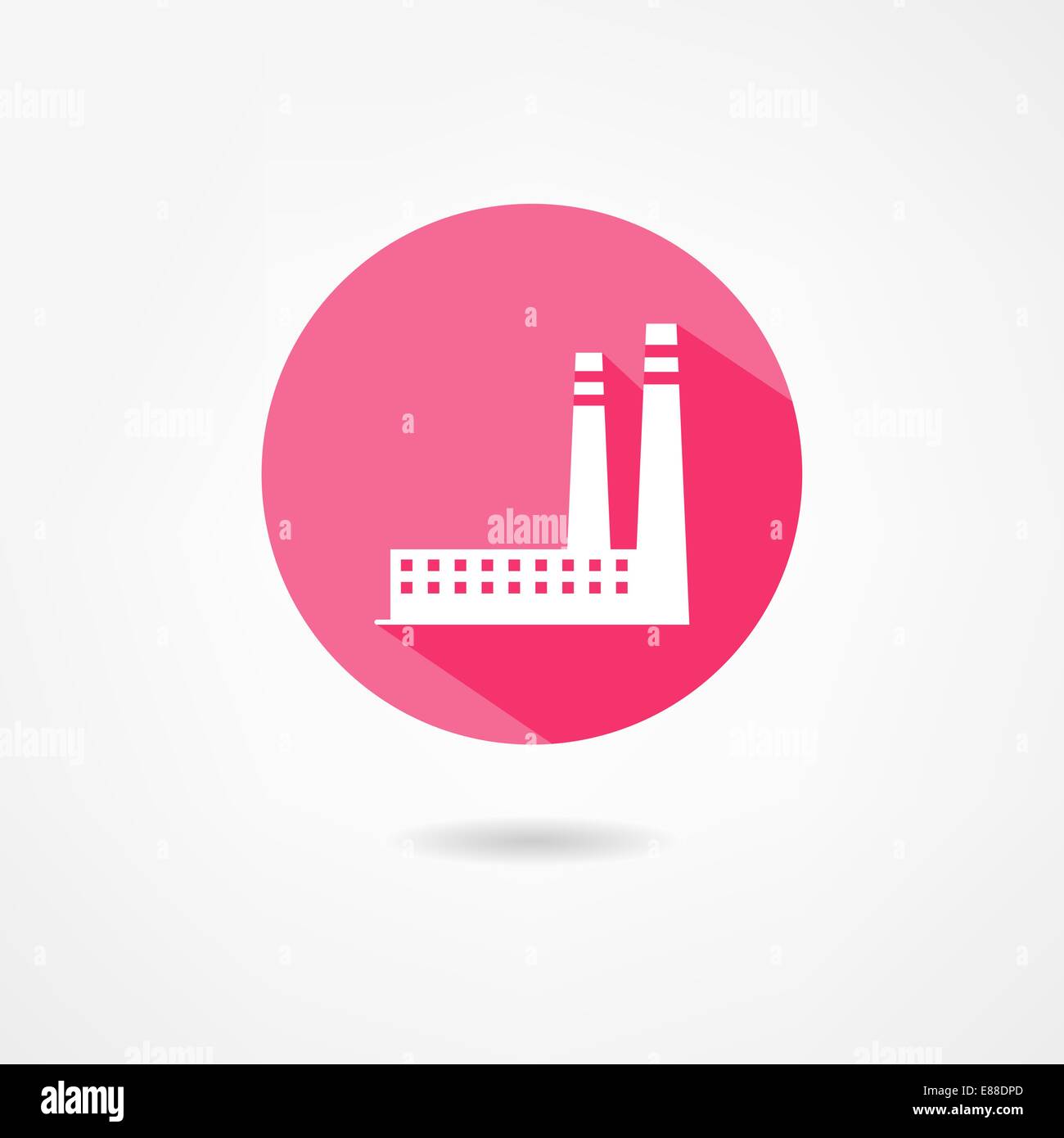 Steel factory exterior Stock Vector Images - Alamy