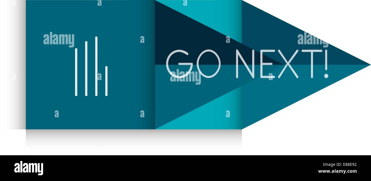 Vector color paper arrow design template for business background ...