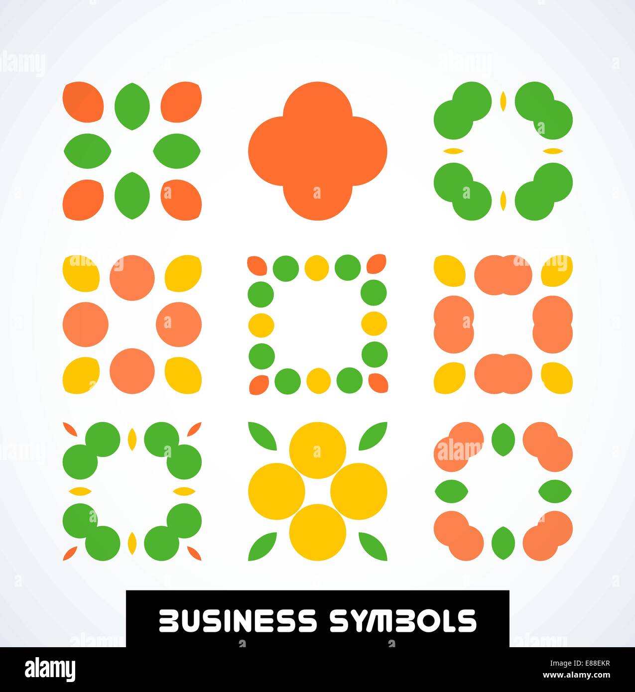 Business geometric shape symbols. Icon set Stock Vector Image & Art - Alamy