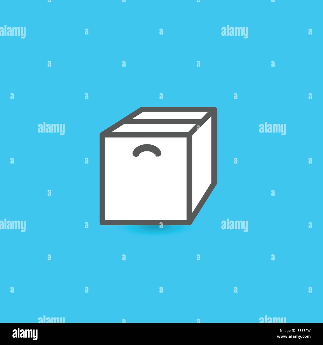 Compact post box Stock Vector Images - Alamy