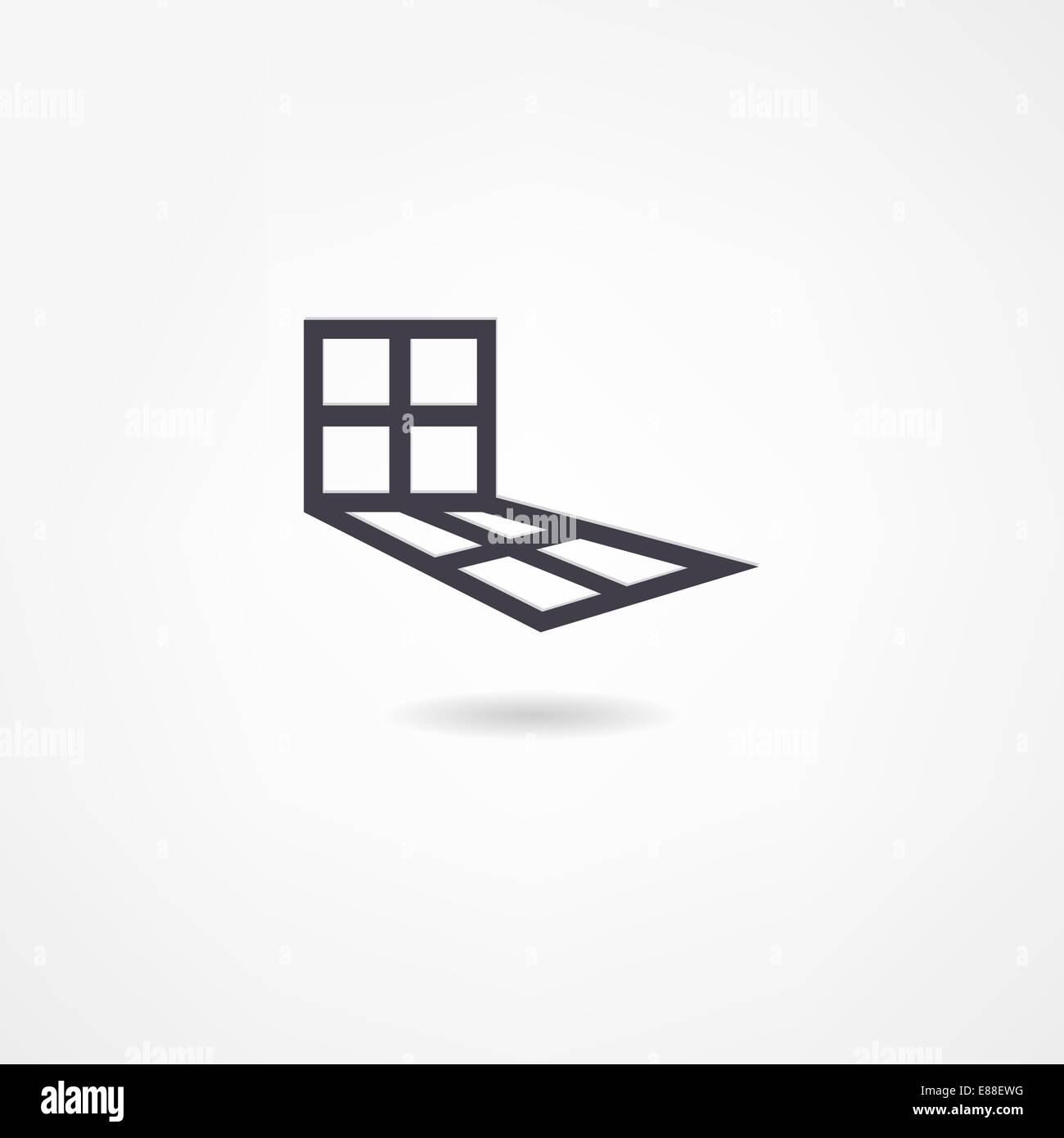 Woodwork window Stock Vector Images - Alamy