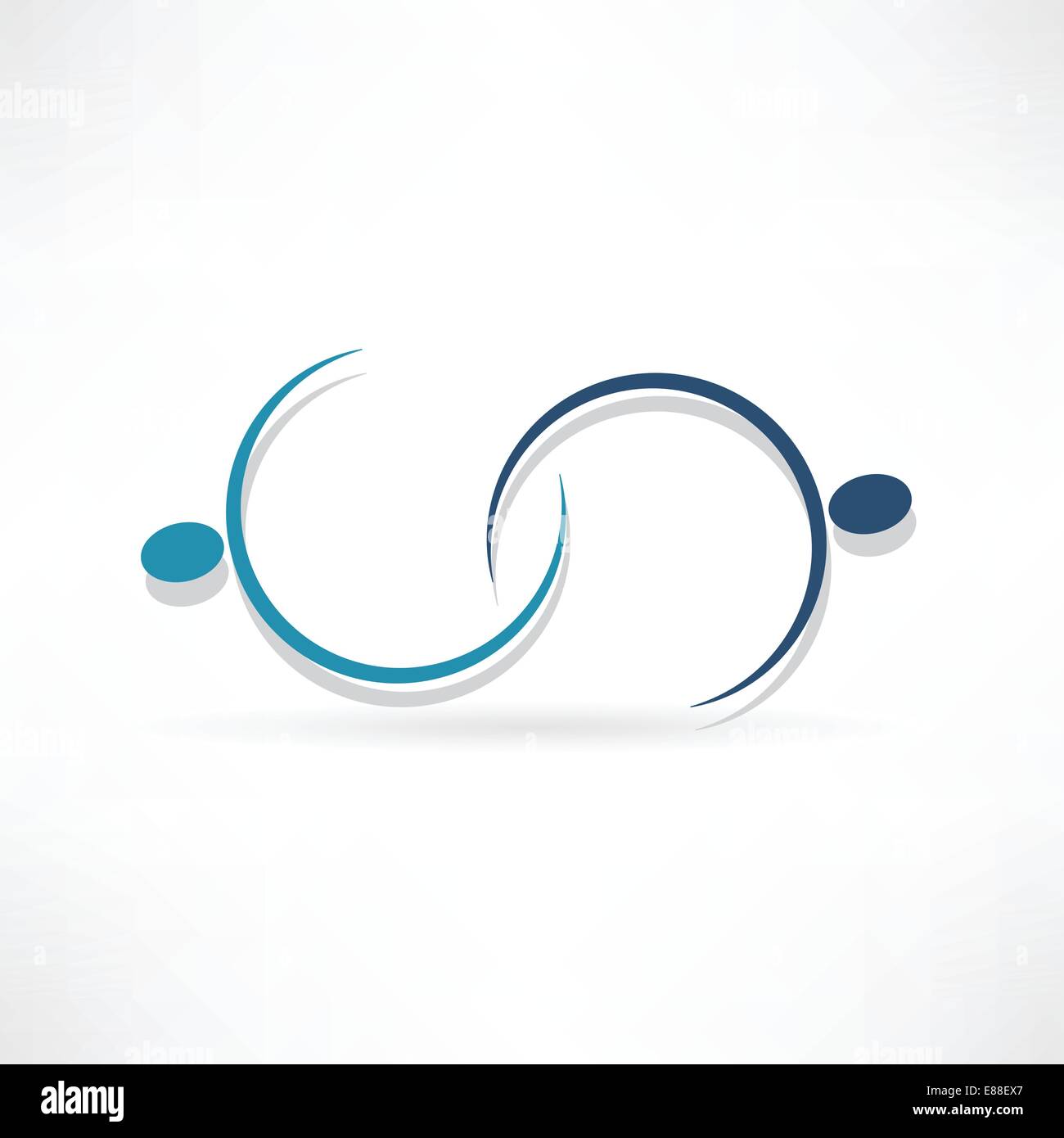 handshake abstract icon Stock Vector Image & Art - Alamy