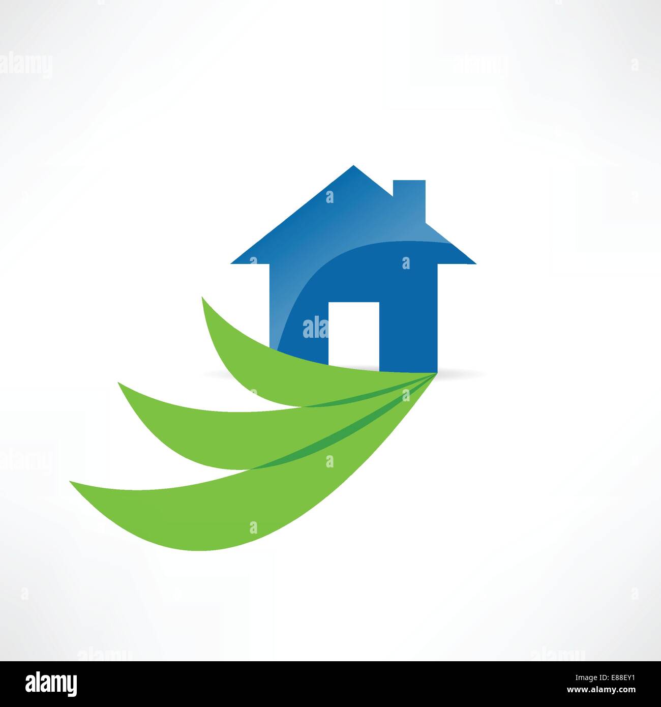 eco house icon Stock Vector Image & Art - Alamy