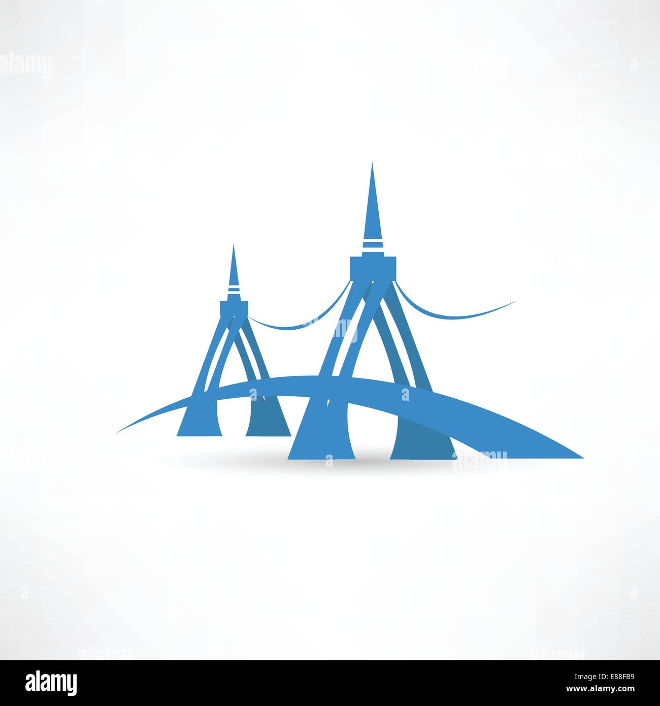 A bridge over water Stock Vector Images - Alamy