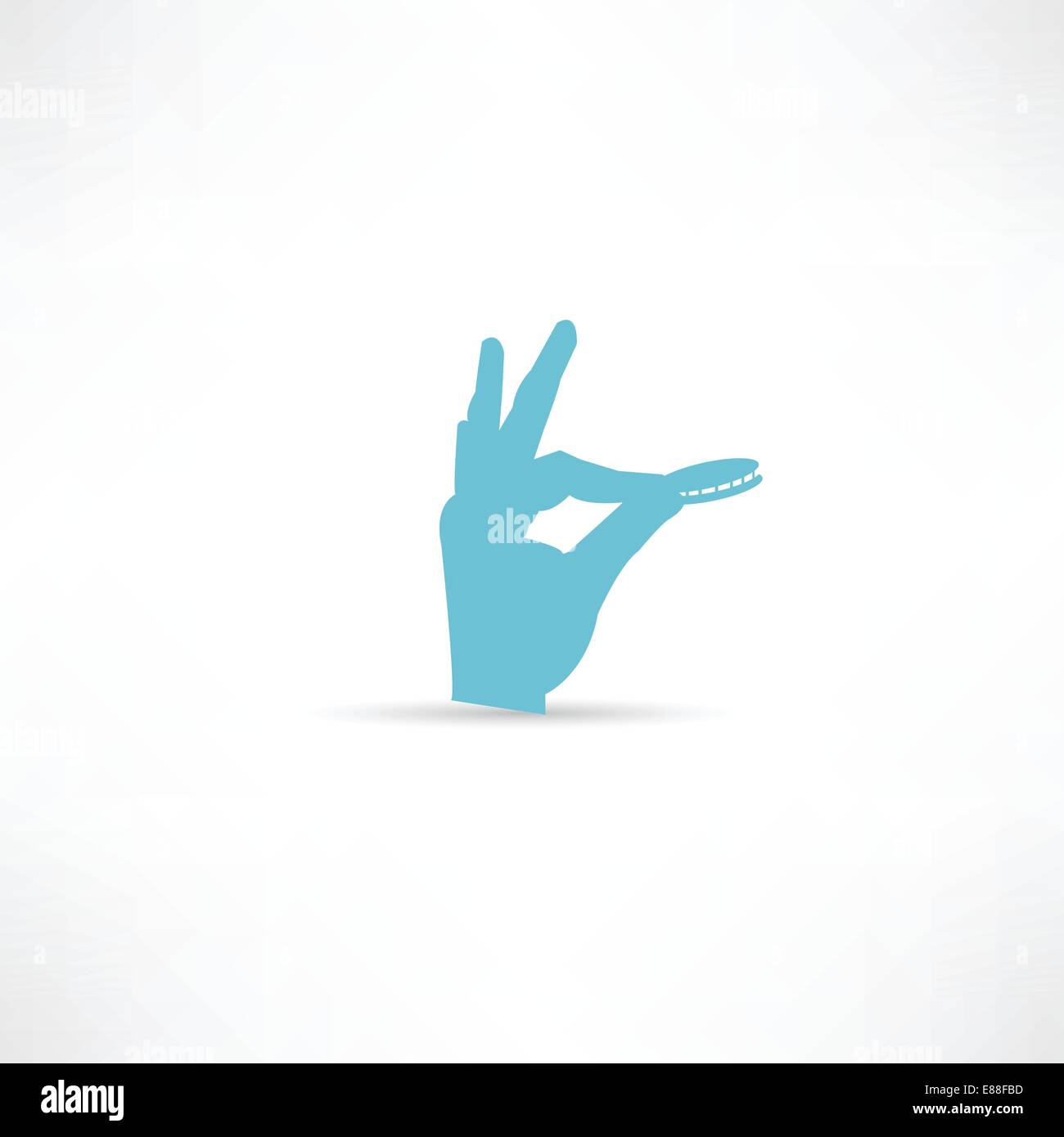 Hand throwing money icon Stock Vector Image & Art - Alamy