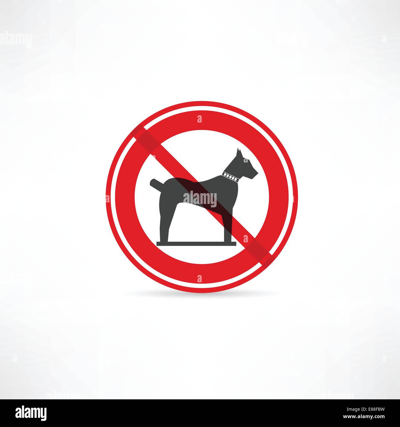 Banned dog Stock Vector Images - Alamy