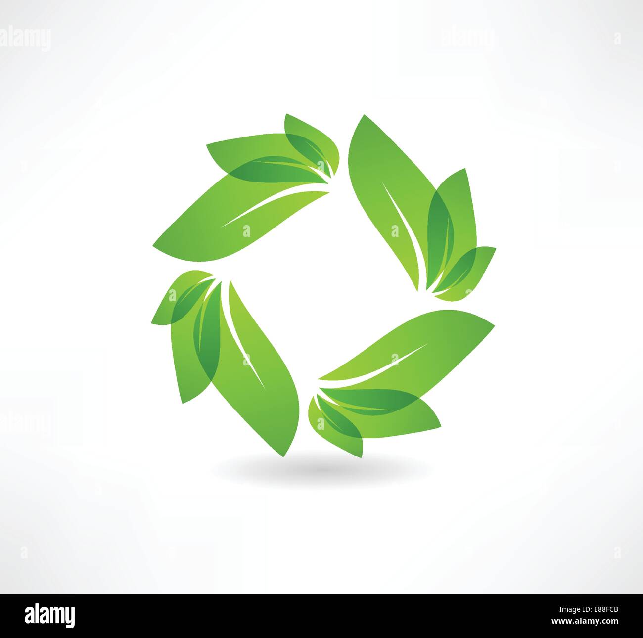 Environmental group leaves icon Stock Vector Images - Alamy