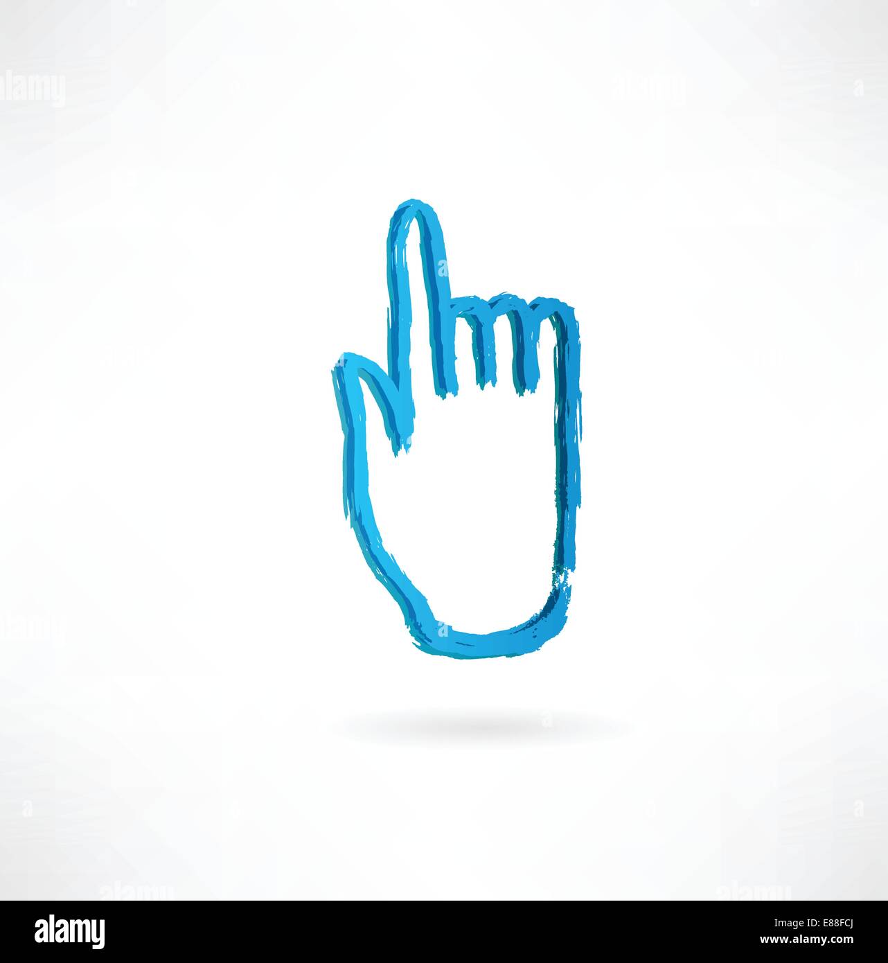 Finger point hand showing Stock Vector Images - Alamy