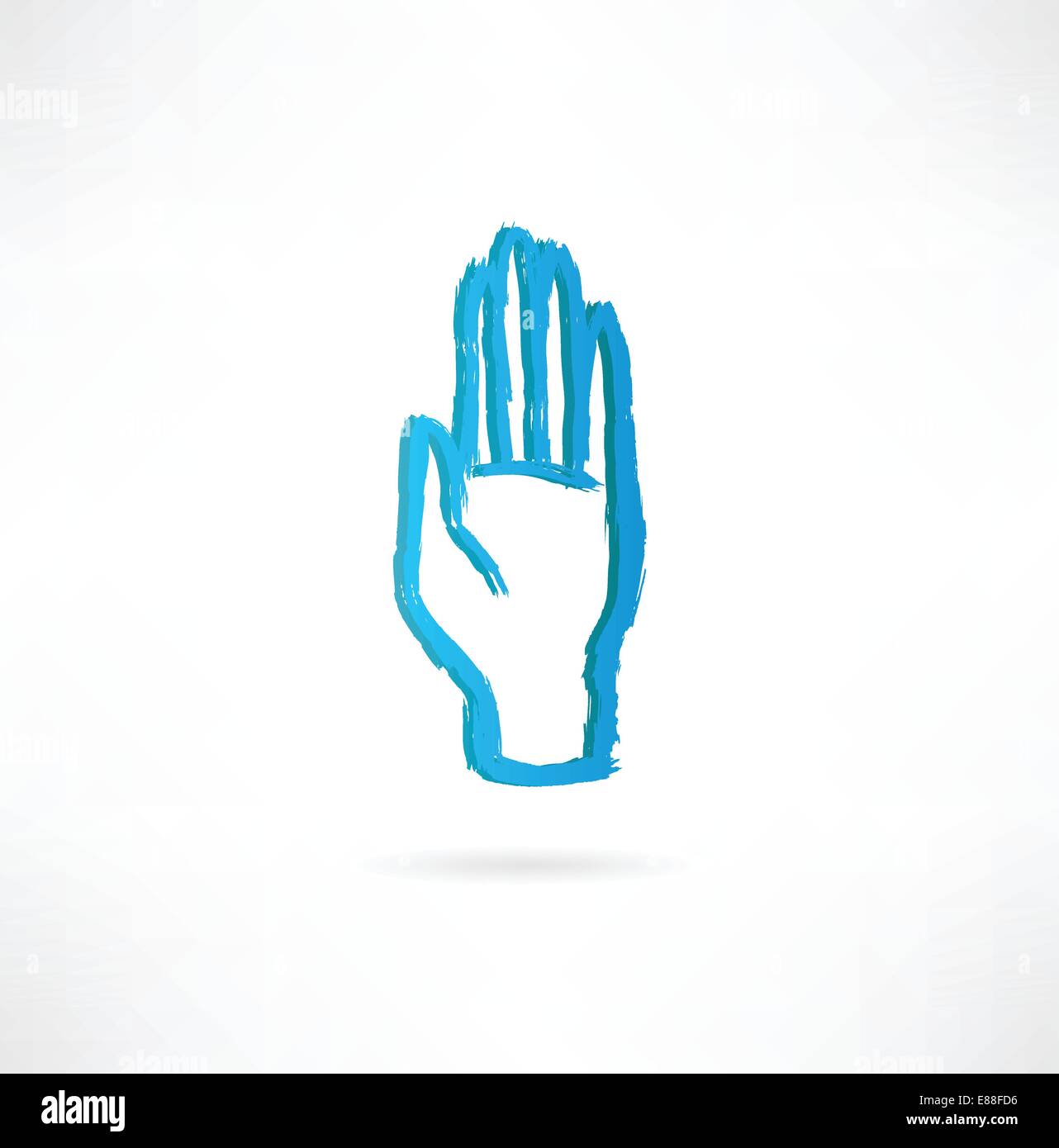 hand with an open palm icon Stock Vector Image & Art - Alamy