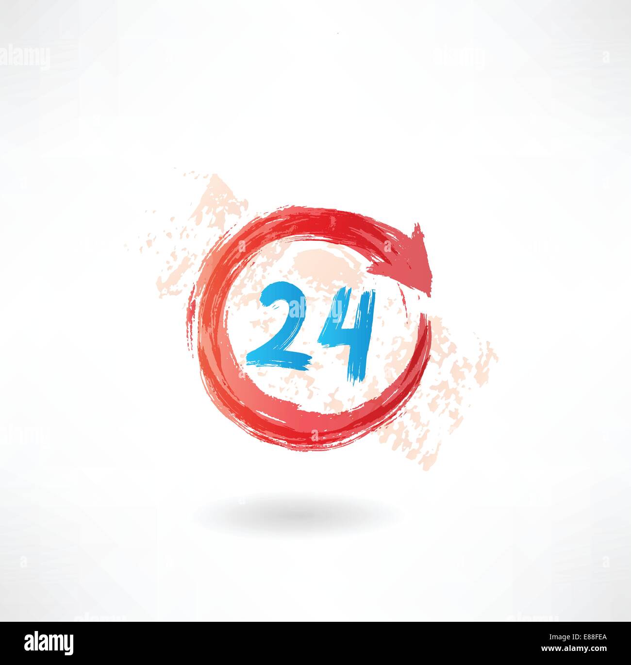 24 hours classic Stock Vector Images - Alamy