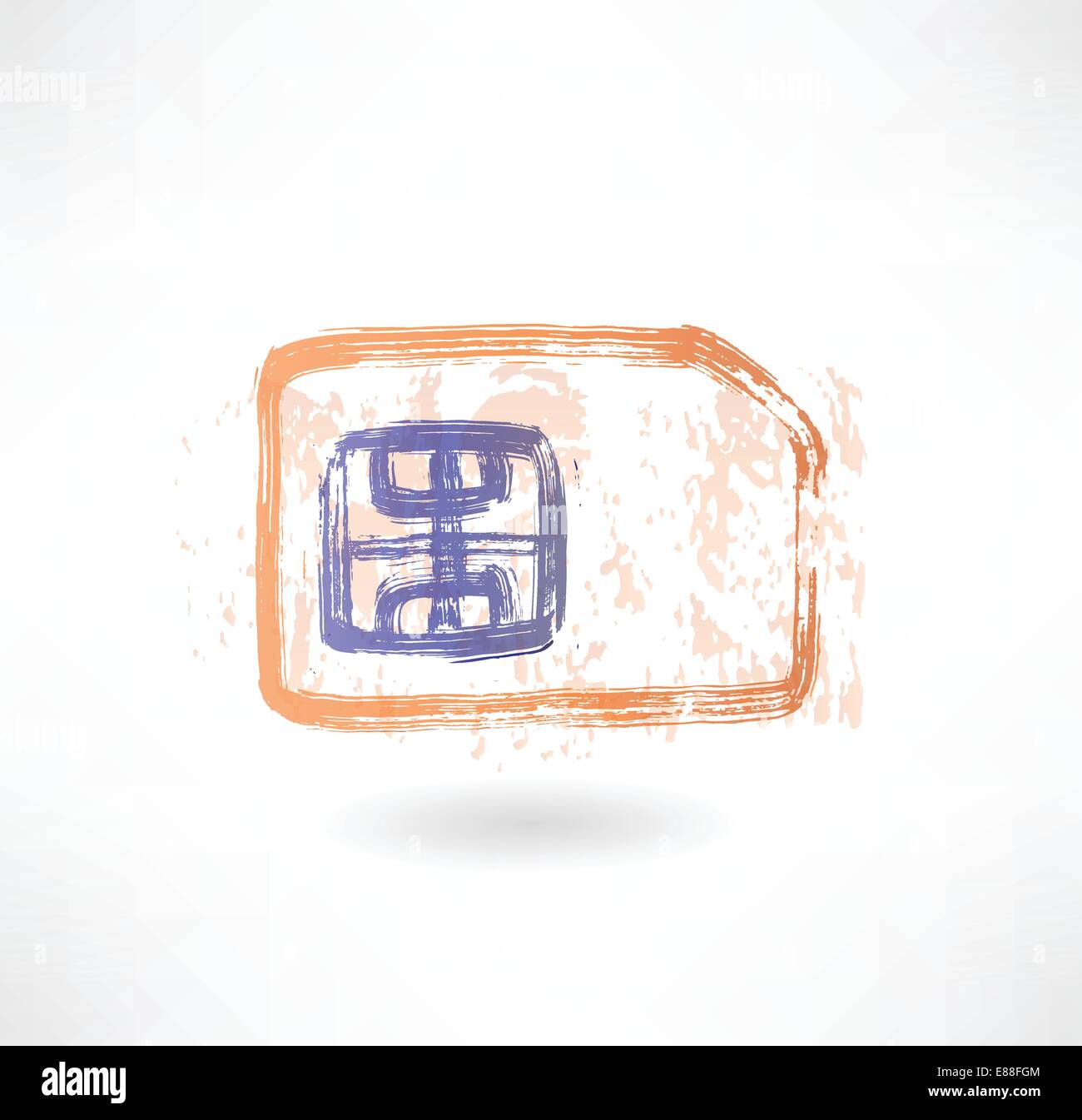 Sim icon Stock Vector Images - Alamy