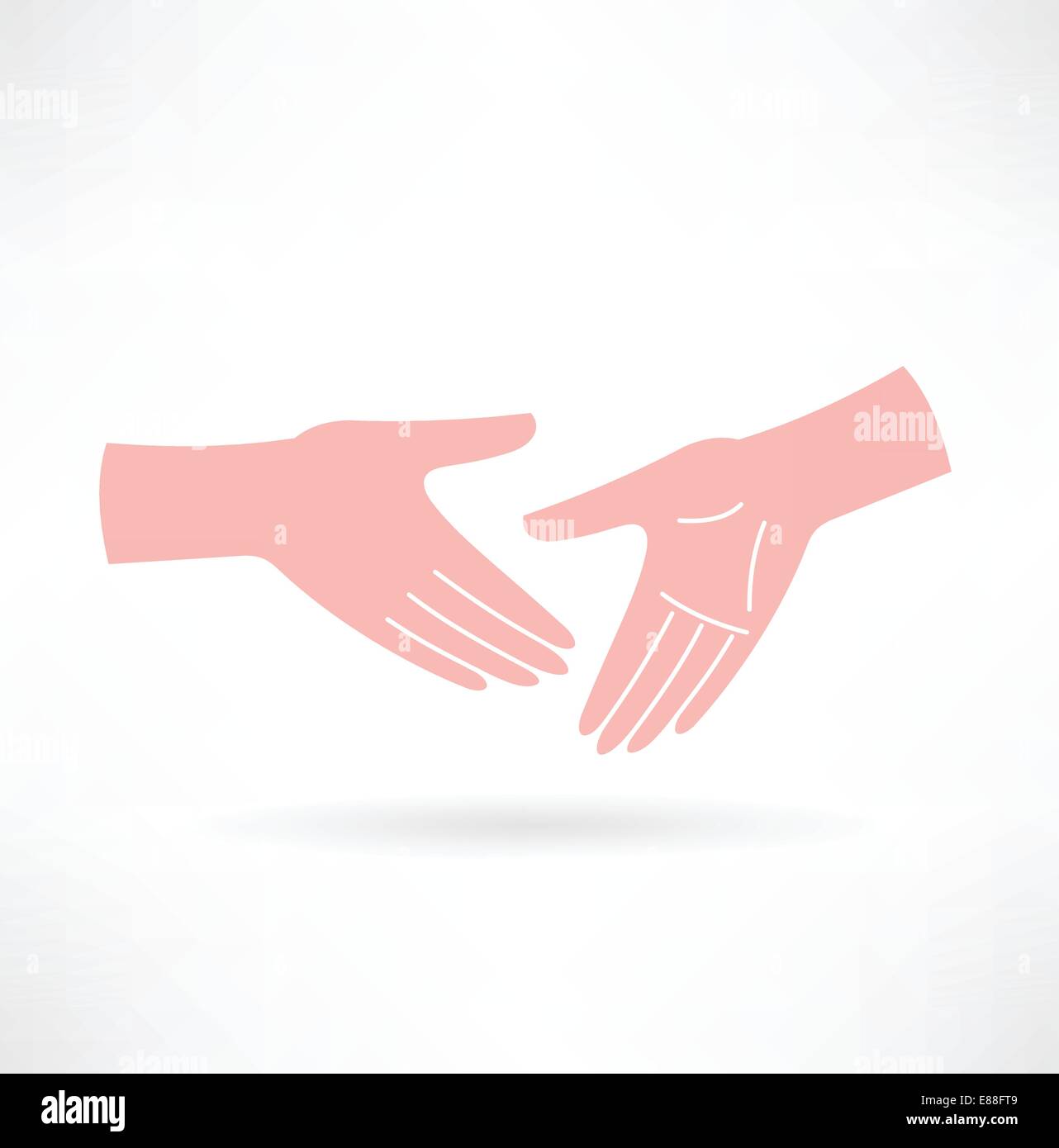 Congratulations handshake Stock Vector Images - Alamy
