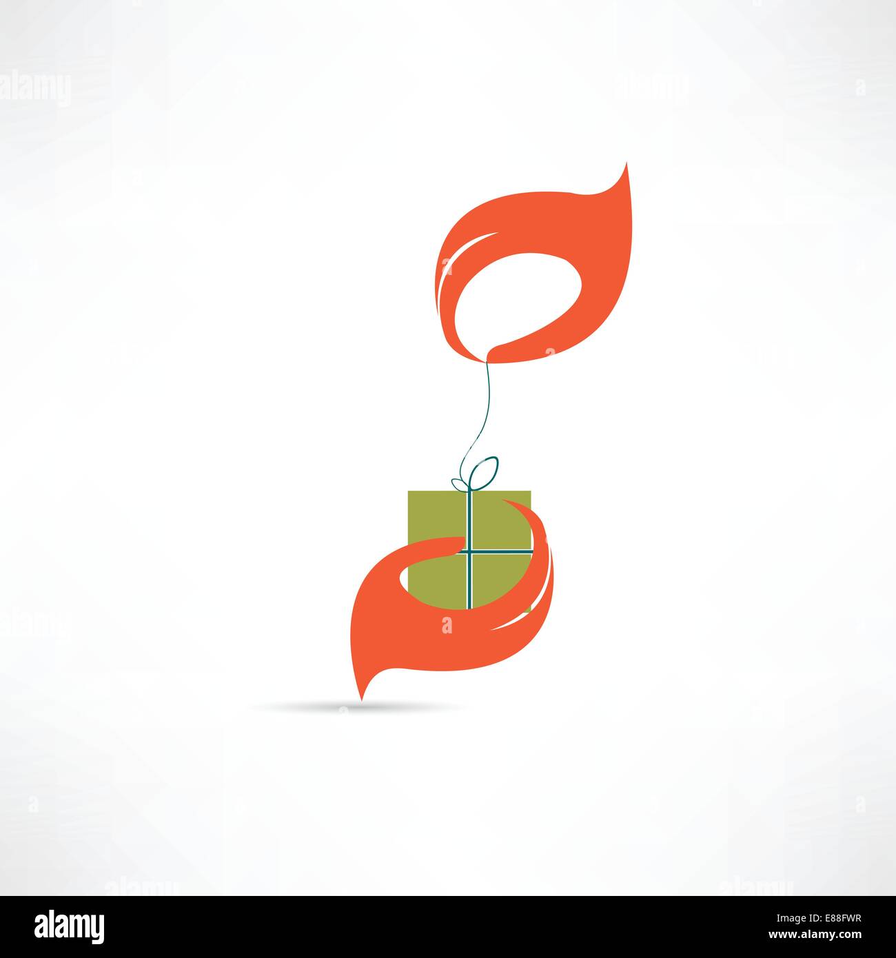 give a gift icon Stock Vector Image & Art - Alamy