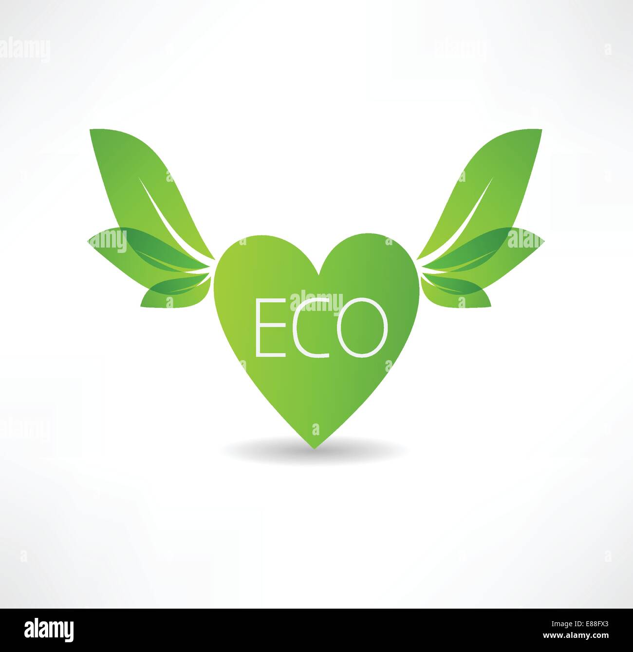 Environmental love concept nature Stock Vector Images - Alamy