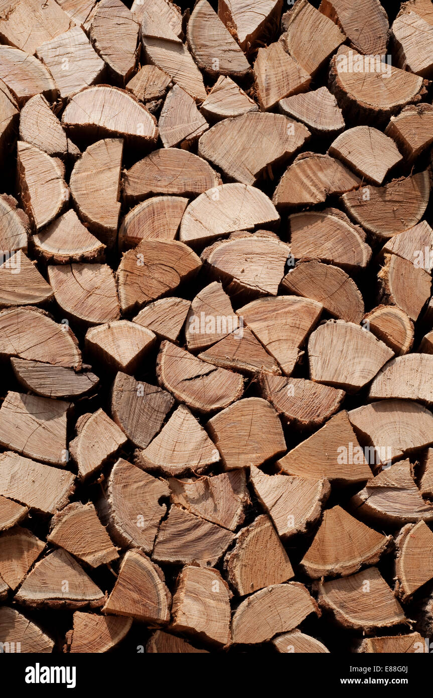 Italy, Piedmont, Stack of Chopped Wood Stock Photo - Alamy