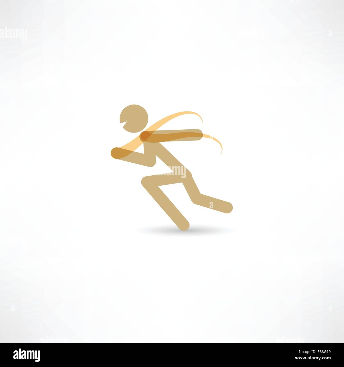 Olympic sprinter running Stock Vector Images - Alamy