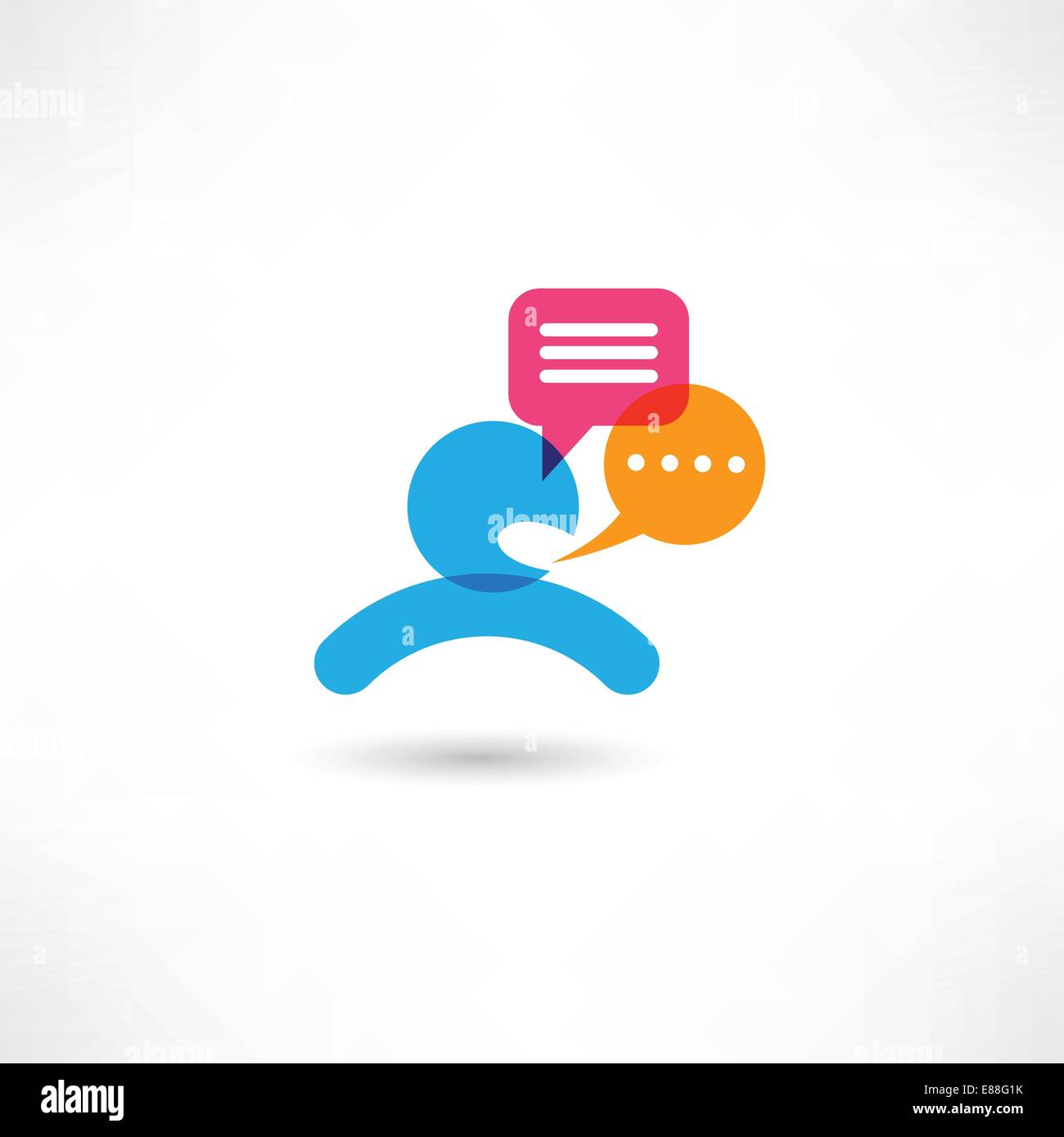 Helping other human communication icon Stock Vector Image & Art - Alamy