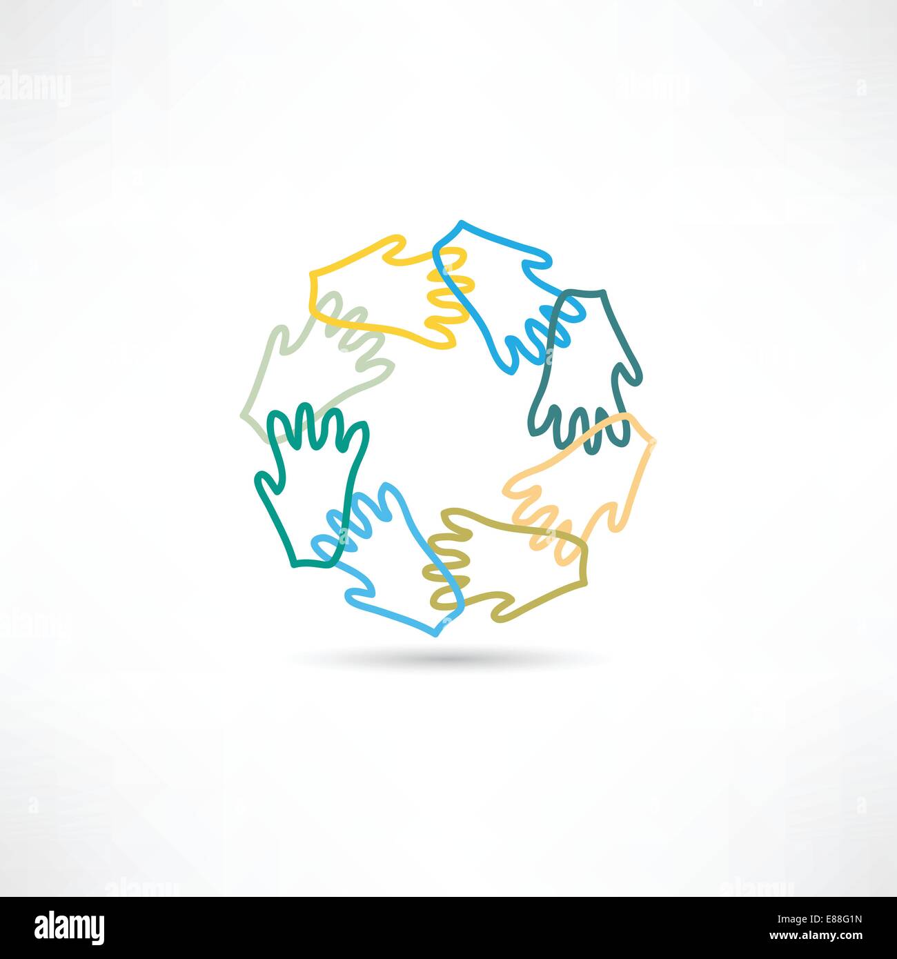 group hands icon icon Stock Vector Image & Art - Alamy