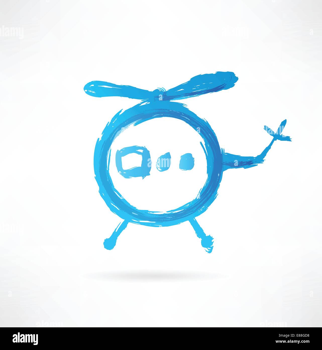 Helicopter rotor blades Stock Vector Images - Alamy