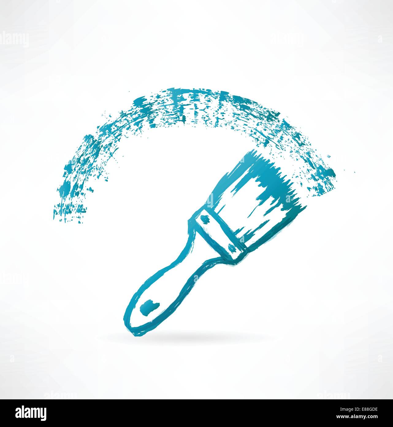School paint brush art Stock Vector Images - Alamy