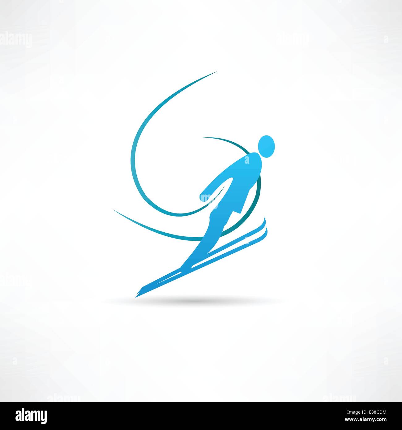 Ski stunt Stock Vector Images - Alamy