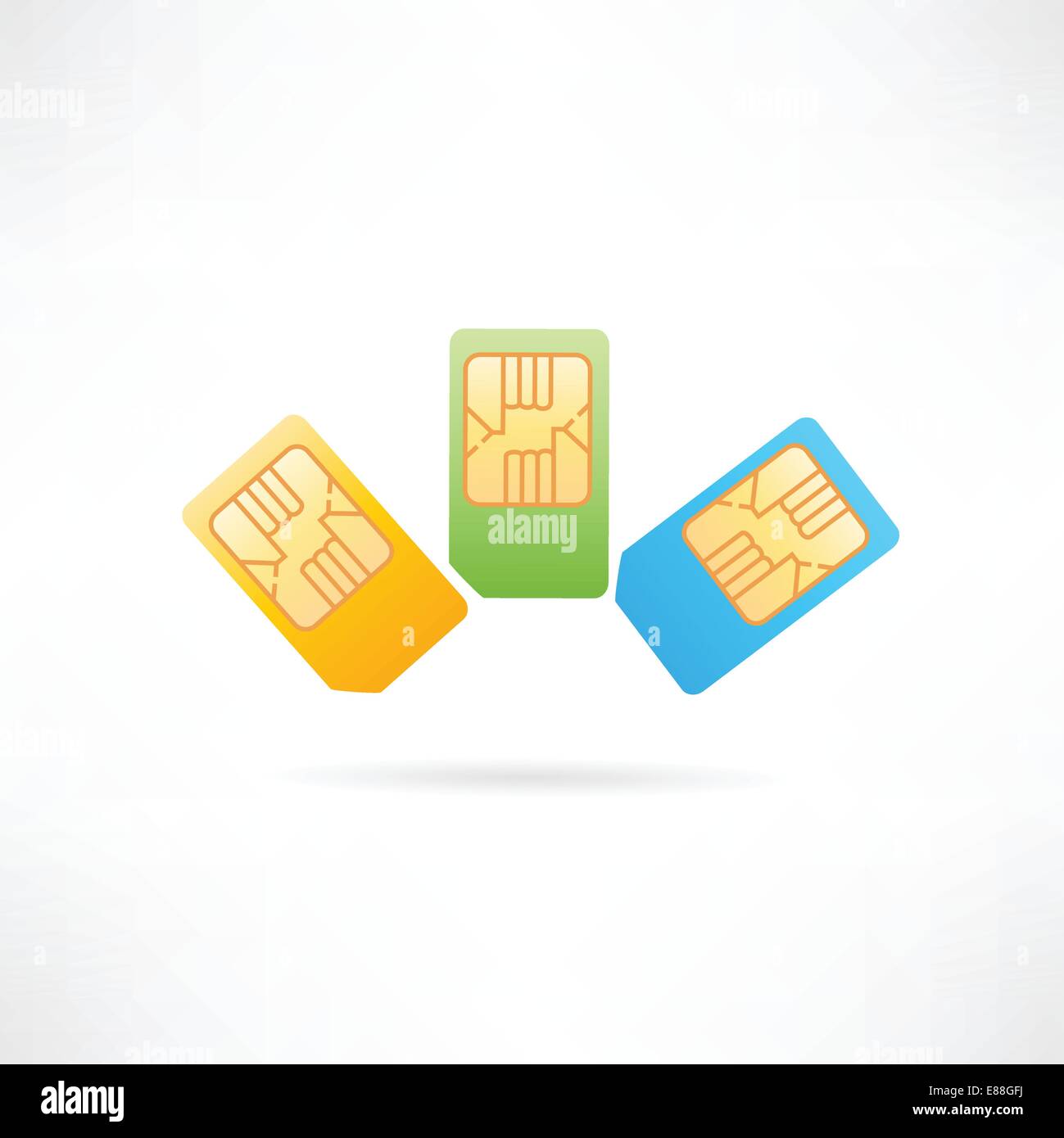 E sim background Stock Vector Images - Alamy