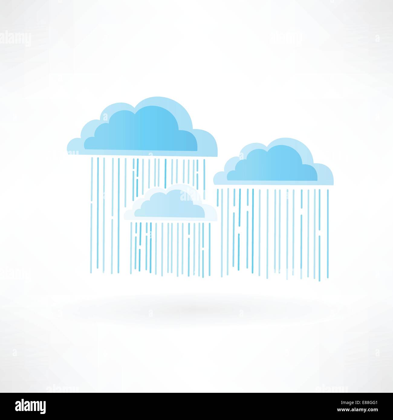 clouds and rain Stock Vector Image & Art - Alamy