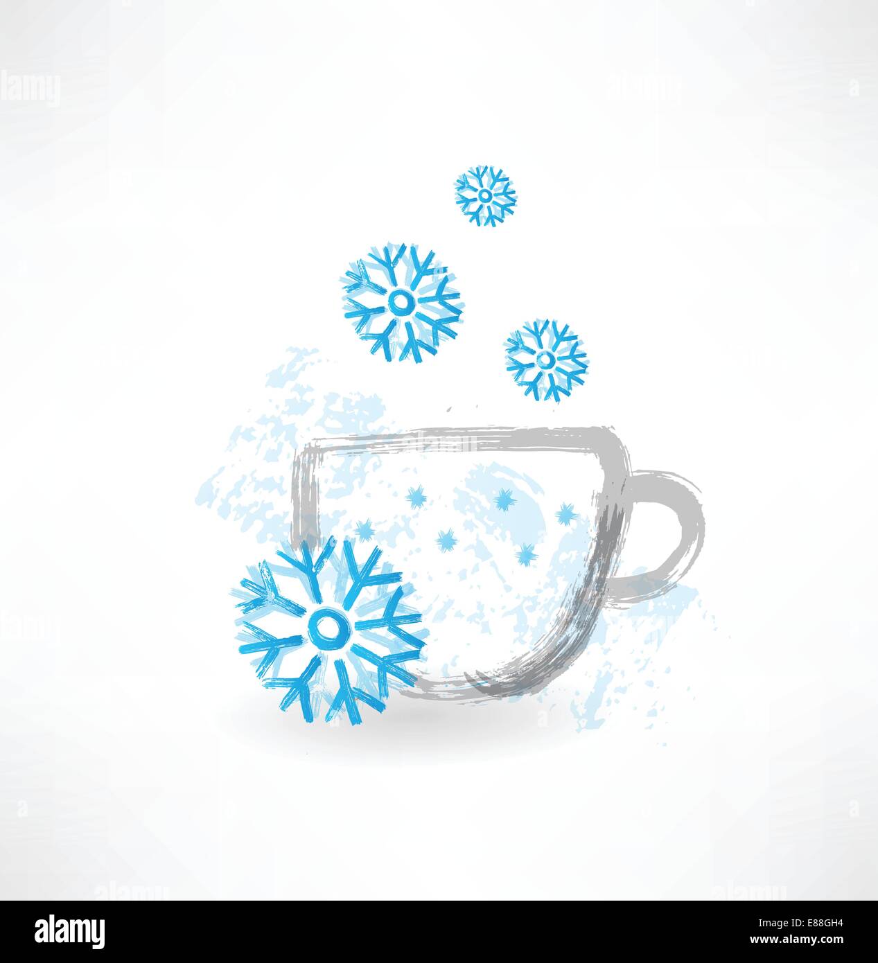 Red winter cup Stock Vector Images - Alamy
