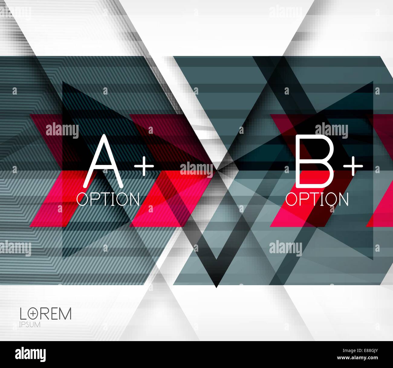 Grey tech vector background with infographic options Stock Vector Image ...