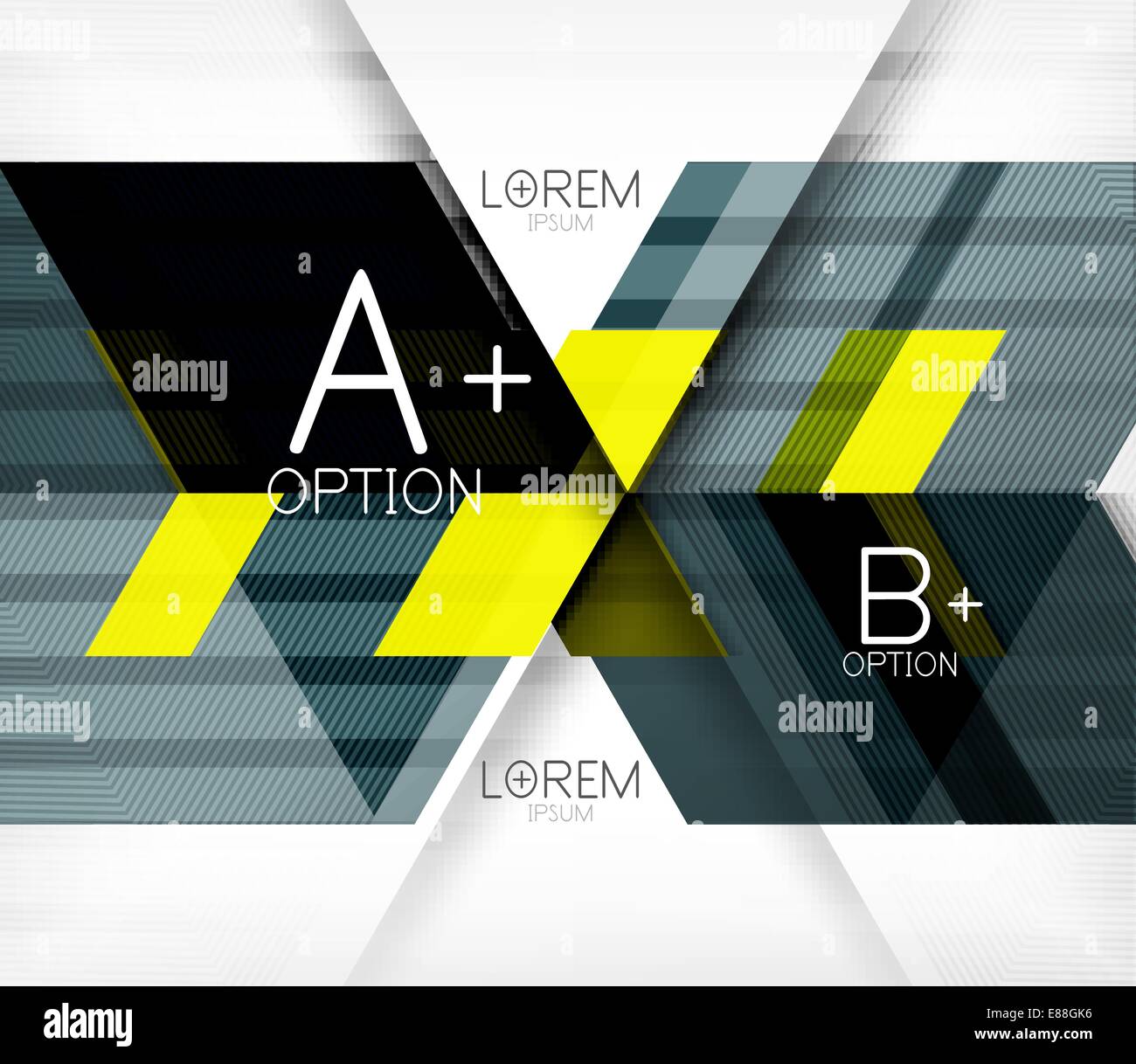 Grey tech vector background with options Stock Vector Image & Art - Alamy