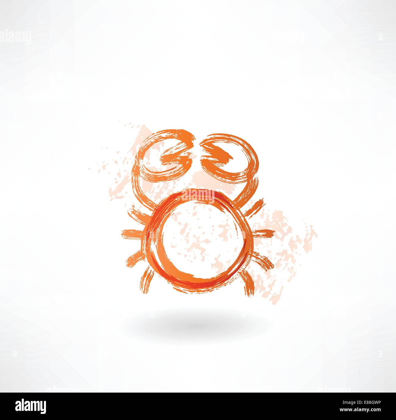 Crab grunge icon Stock Vector Image & Art - Alamy