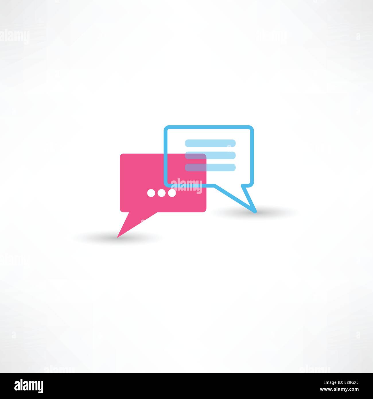 Business conversation viewpoint Stock Vector Images - Alamy