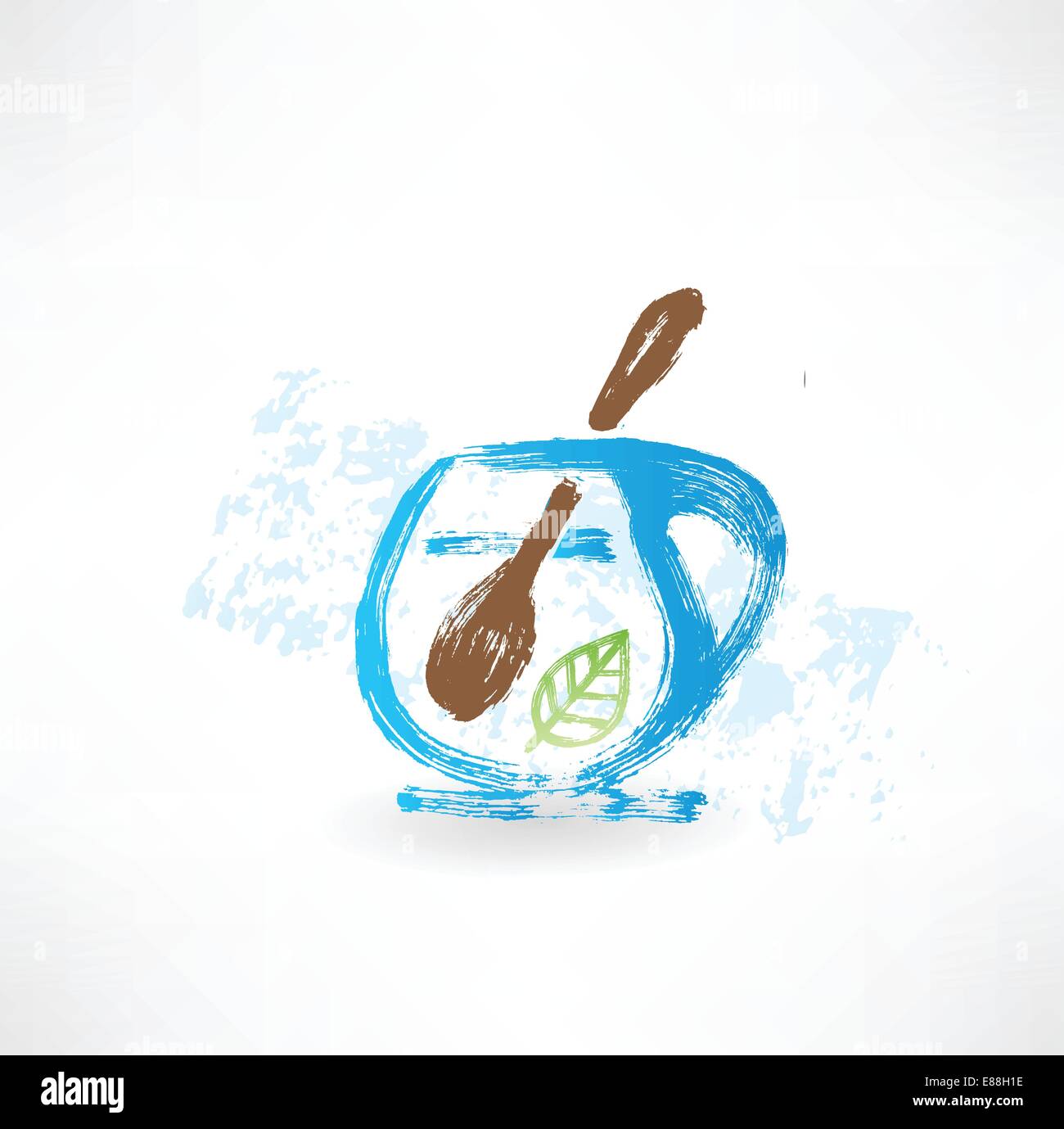 Ceramic cup spoon Stock Vector Images - Alamy