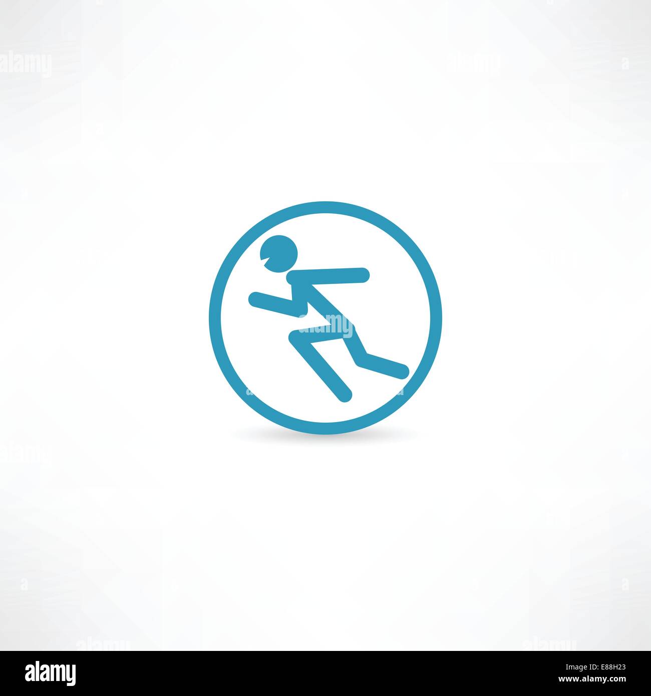 Man running in circle Stock Vector Image & Art - Alamy